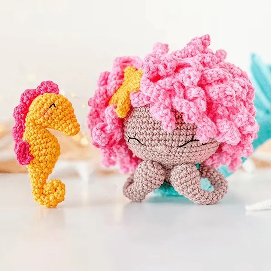 Faircosy Crochet Kit For Beginners Crocheting: Crochet Animal Kits ...