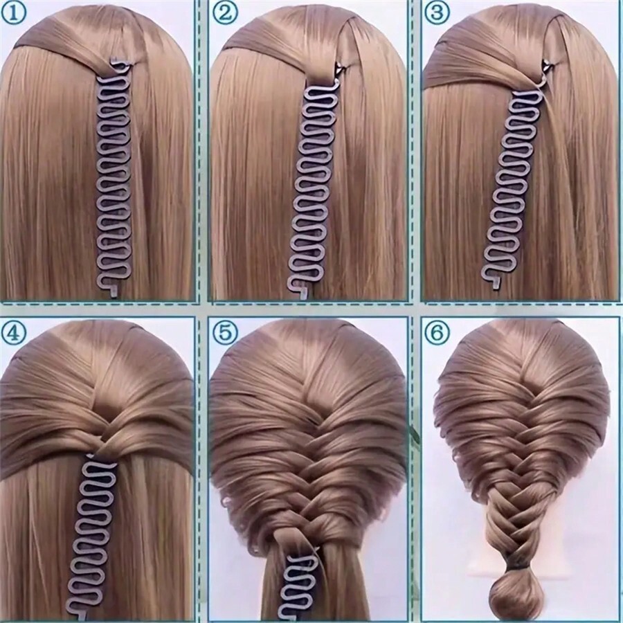 Fishbone Weaving Hairstyling Tool Magic Twist French Braiding Tool ...