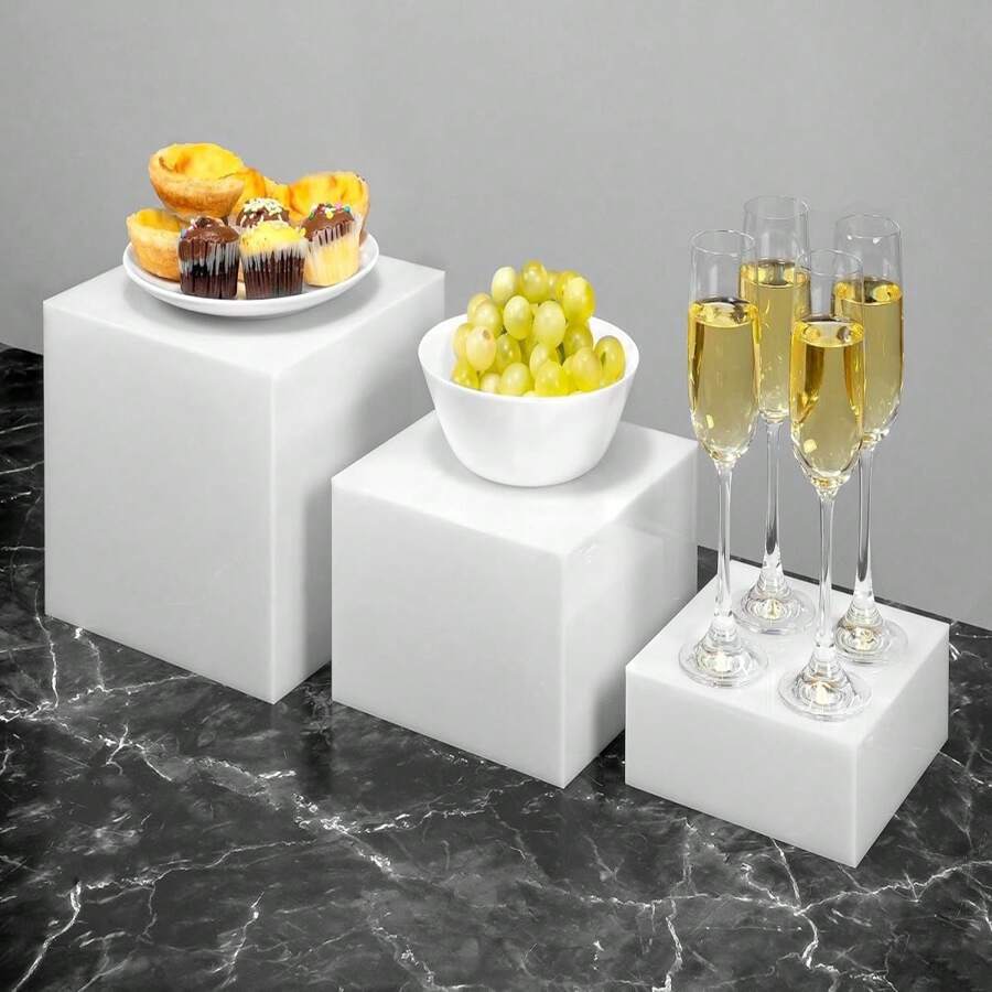 Buffet Risers, Food Risers For Buffet Table, Display Stand Shelf For ...