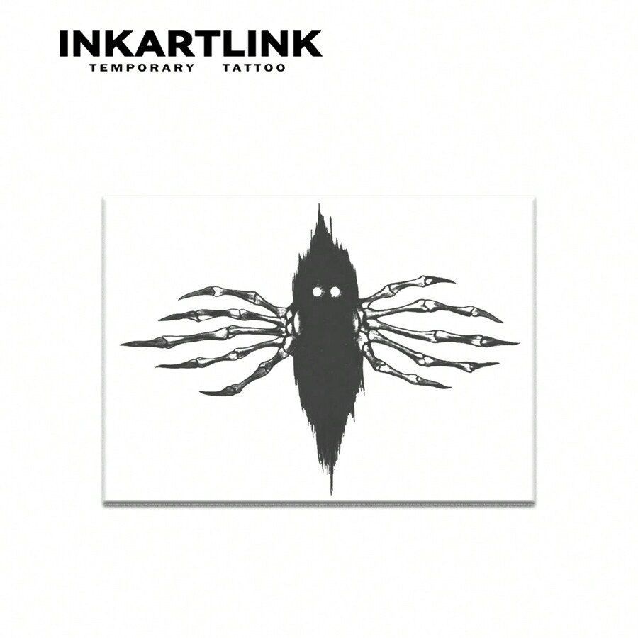 Inkartlink Revolutionary Temporary Tattoo Technology Semi Permanent Tattoo Dark Style Spider