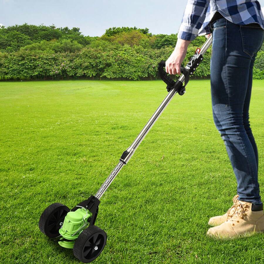 Lawn Mower With 4 Wheels Without Drive Cylinder Mower With Push Reel ...