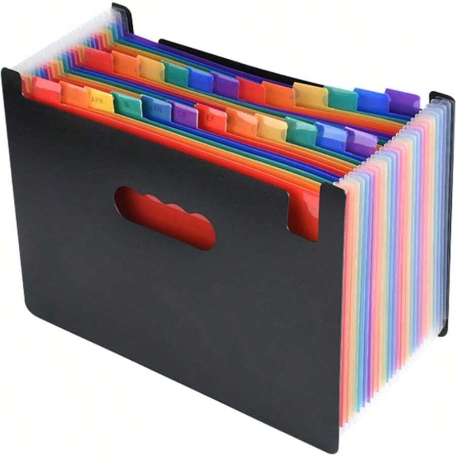 Expanding File Folder Self Standing A4 Size Desk Document Storage ...