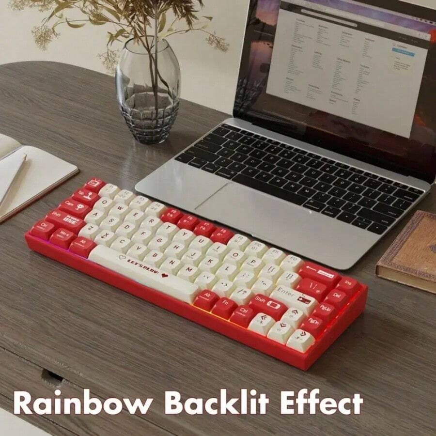 Ajazz AK680 Full Key Hot Swappable, Small Keyboard, Tea Axis, Red Axis ...