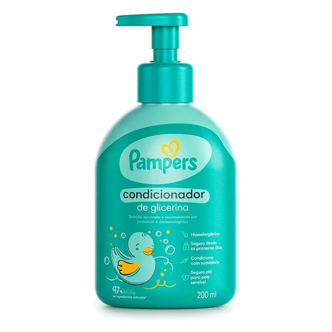 Pampers Glycerin Shampoo And Conditioner Kit 200ml | SHEIN USA