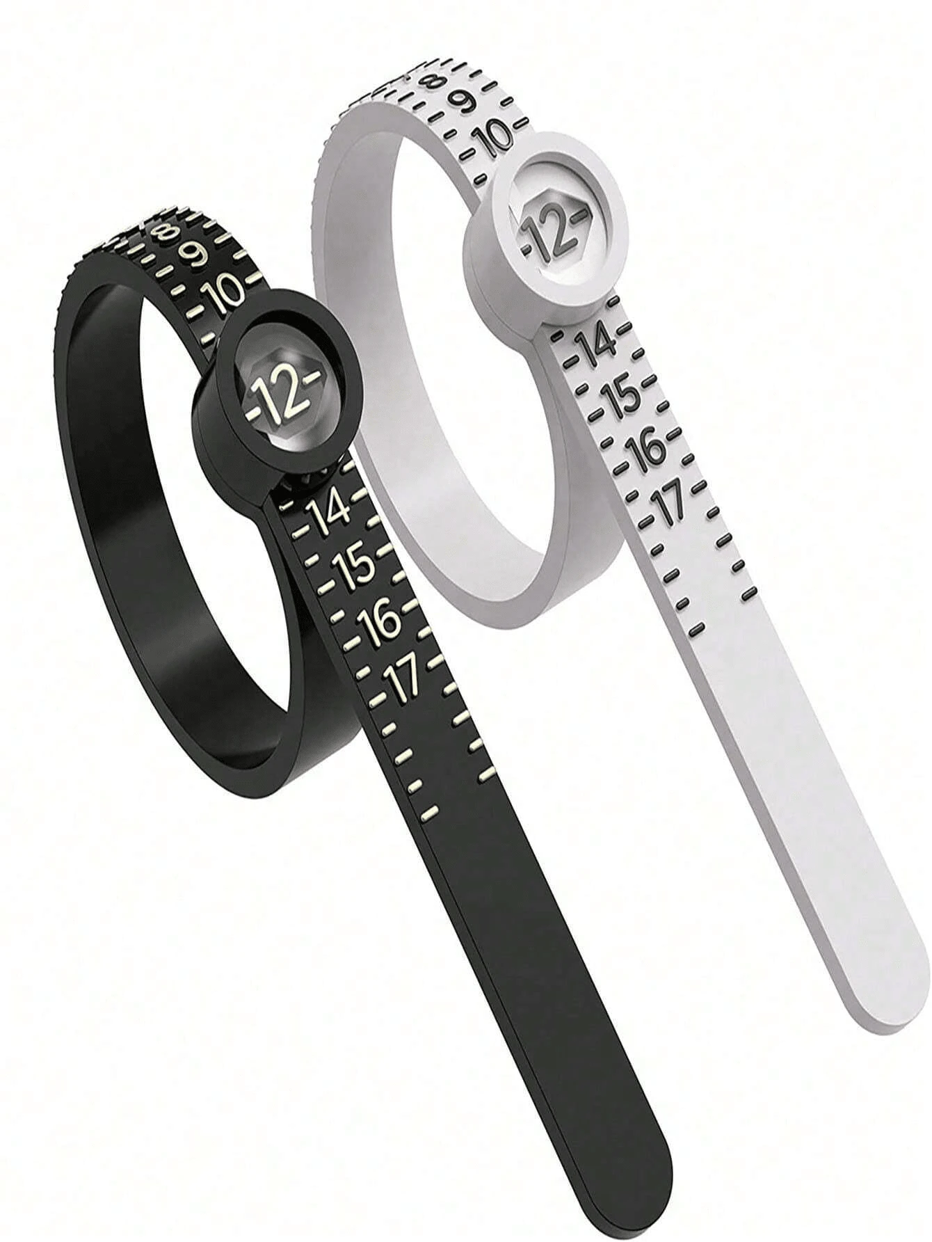 Ring Sizer With Magnifier - Measuring Tape For Adjustable Finger Ring ...