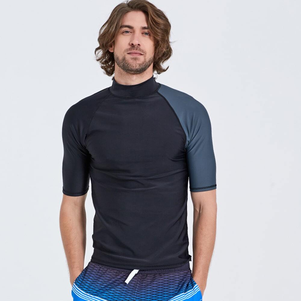 Men's Short Sleeve Wetsuit Top, Rash Guard, Dive Skin, SPF Protection ...