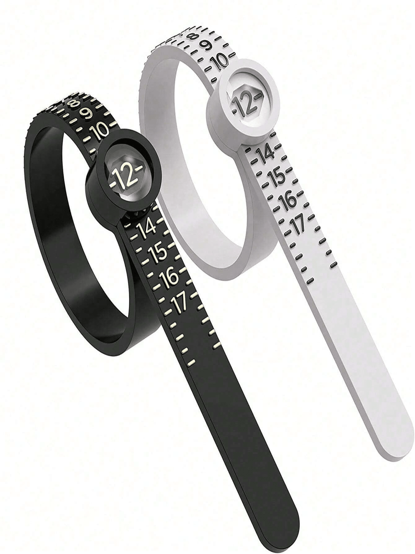 Ring Sizer With Magnifier - Measuring Tape For Adjustable Finger Ring ...