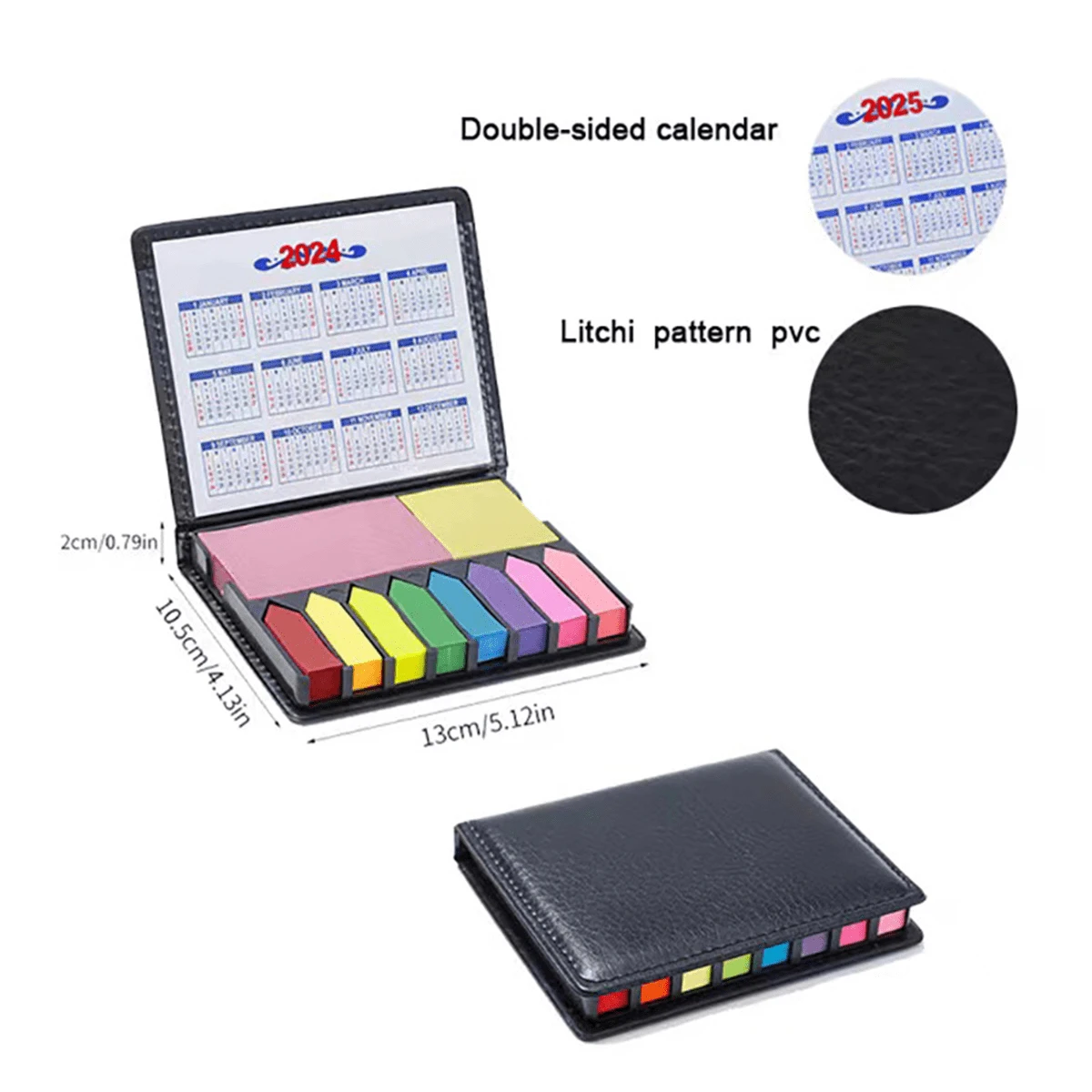 High-Grade Gift Business Memo Box, Creative PU Memo Box, Writing Memo ...