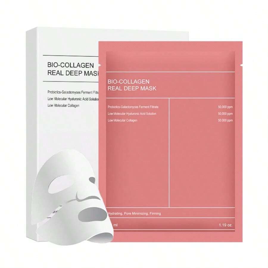Deep Collagen Face Mask, Collagen Lifting Face Mask To Even Skin Tone ...