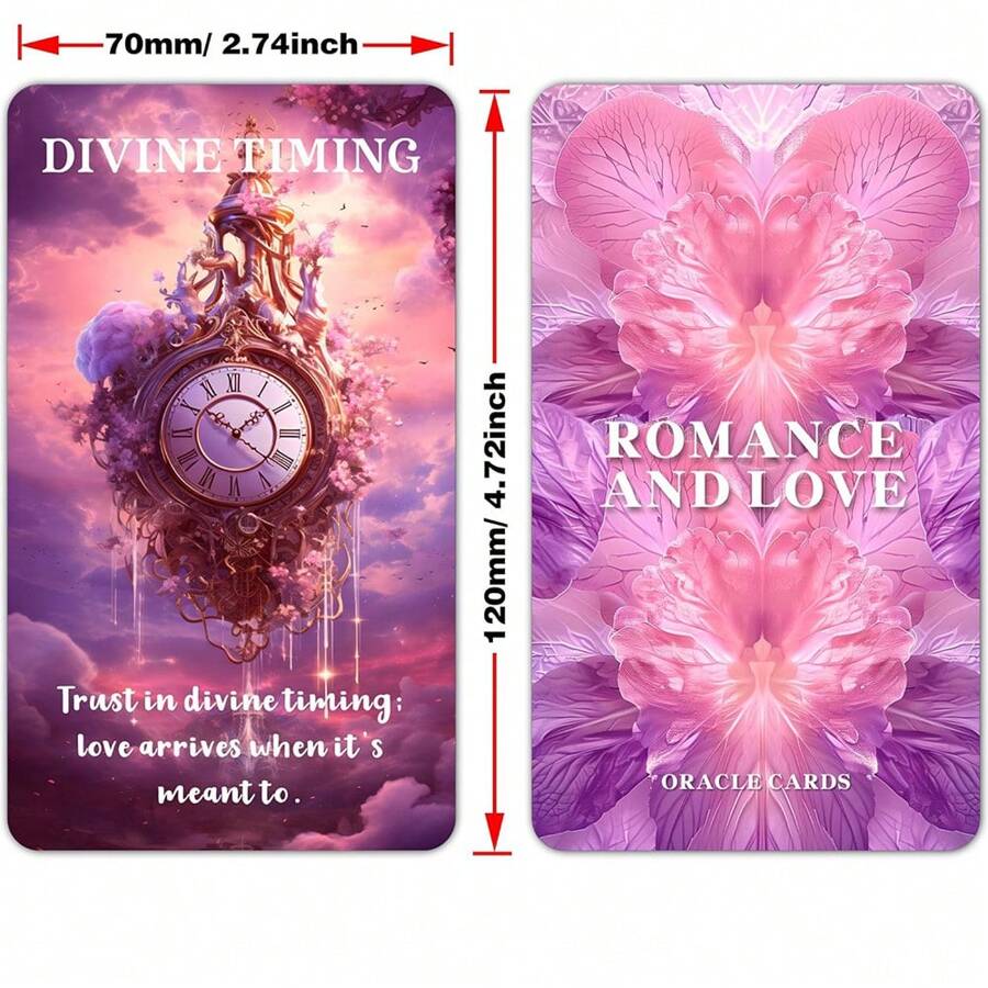 Romantic Love Oracle Cards, Life Relationship Oracle Deck, Soulmates ...