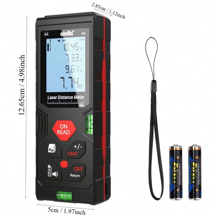 100m Laser Distance Meter Laser Rangefinder, Digital Measurement Tool ...