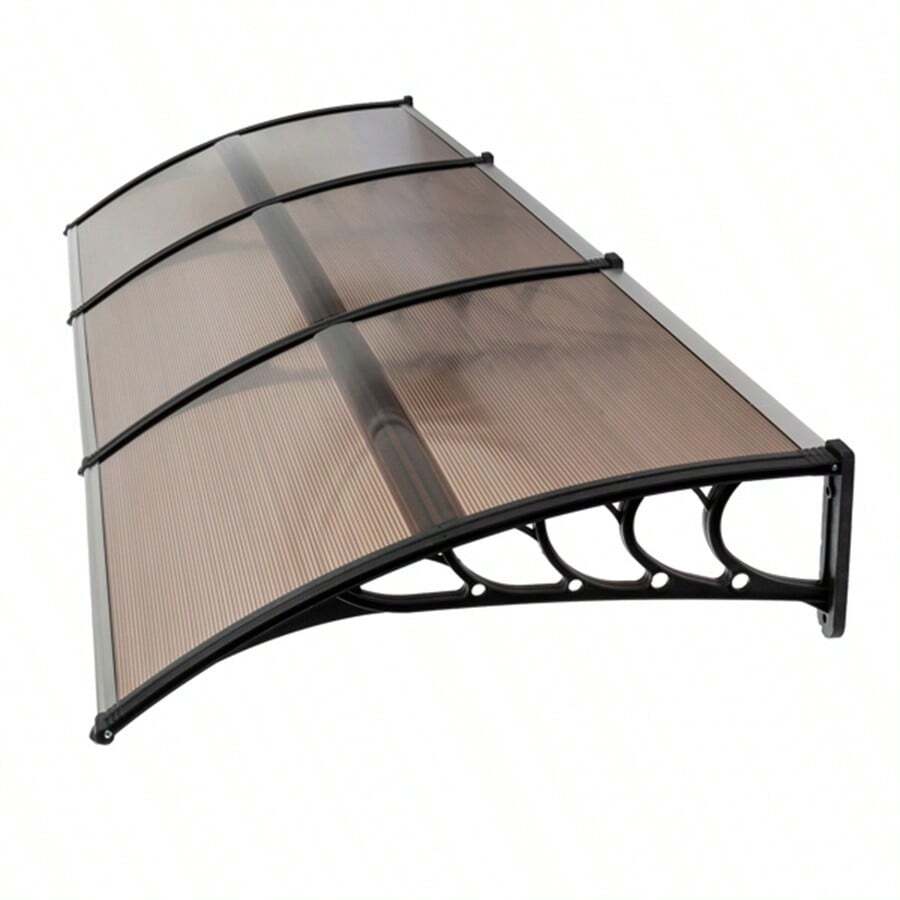 Brown Awning Outdoor Rainproof Eaves Home Endurance Board Awning Window ...