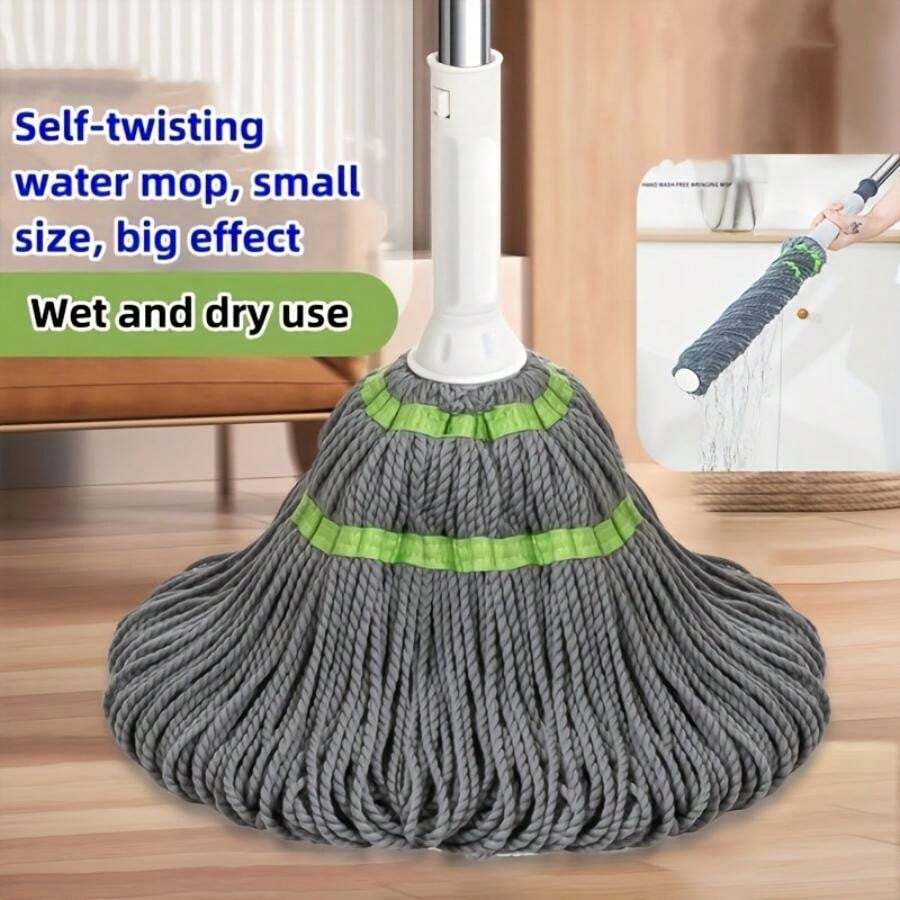 Easy Twist Self Twisting Mop - Hand Free Washing, Suitable For Wood And ...