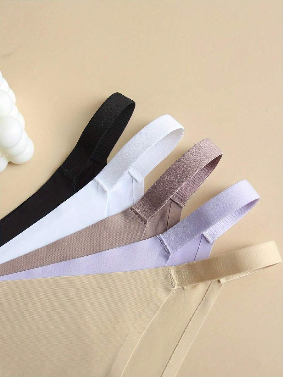 5 Pacotes de Calcinhas Sem Costura e Confortáveis para Mulheres ...