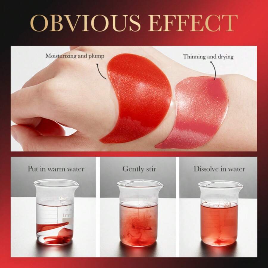 60 PIEZAS = 30 PARES de Mascarillas para los Ojos con Ácido Hialurónico ...