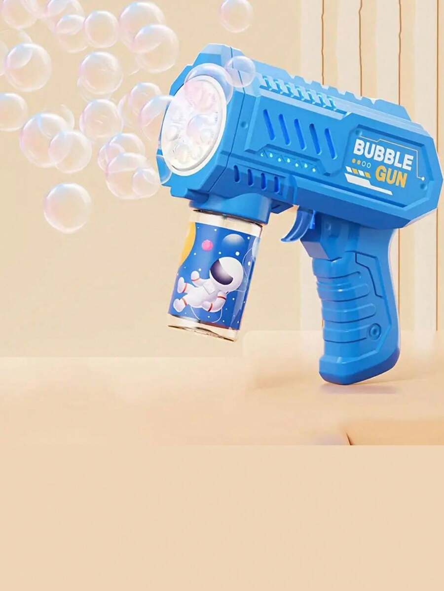 10-Hole Electric Bubble Machine, Handheld Automatic Bubble Gun Toy With ...