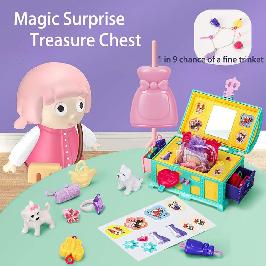 Surprise Treasure Chest, Multi-Level Levels With Different Keys To Find ...