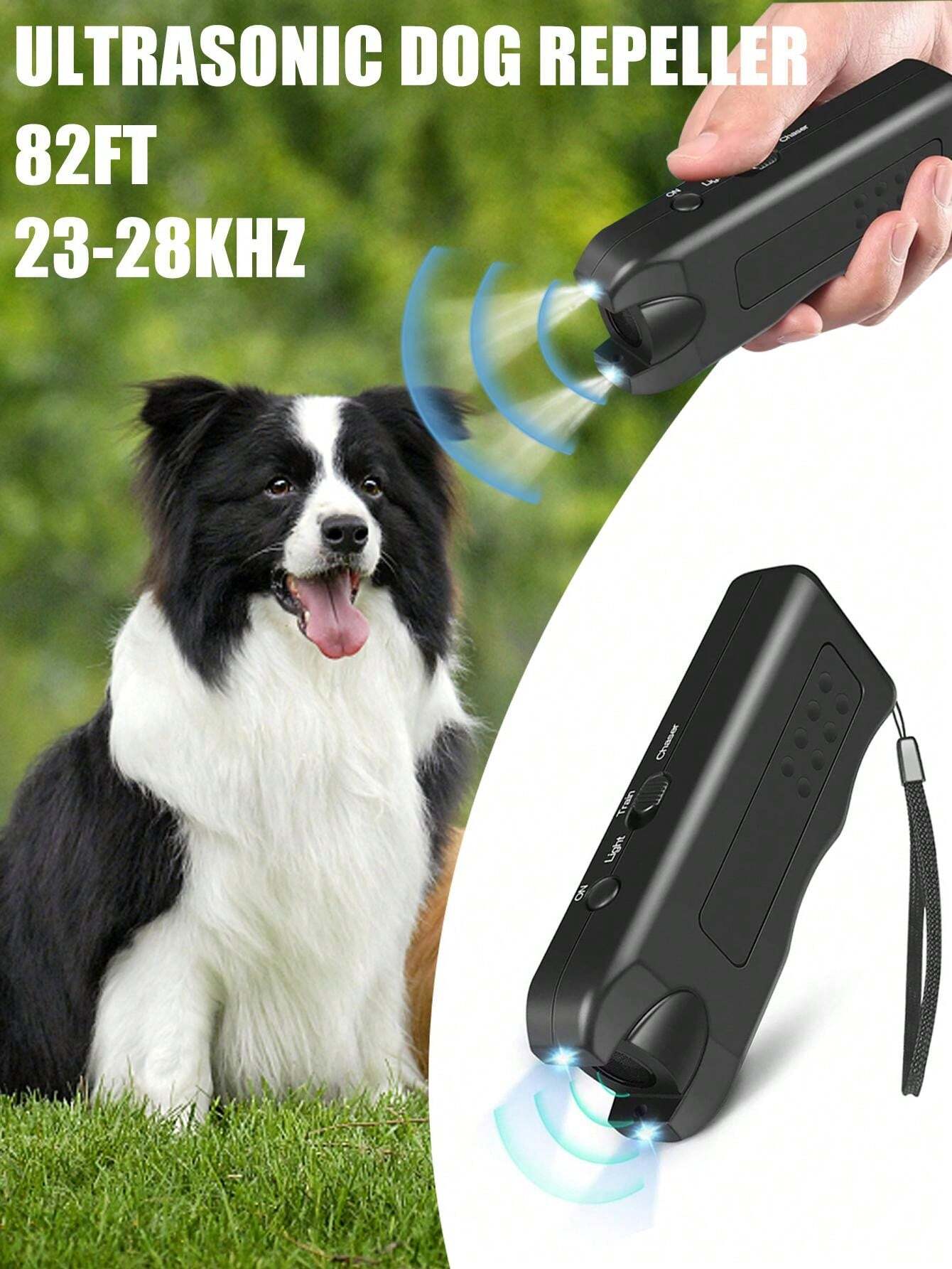 New Ultrasonic Bark Deterrent Handheld Anti-Bark Dog Training Device ...