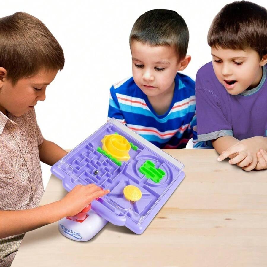 4 In 1 Mazes With Tilting Joystick Maze Game,Fun Educative Toy For ...