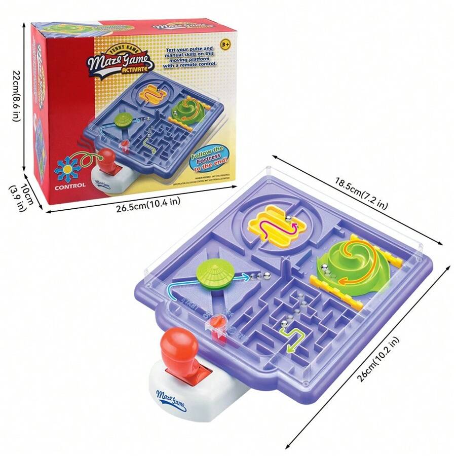 4 In 1 Mazes With Tilting Joystick Maze Game,Fun Educative Toy For ...