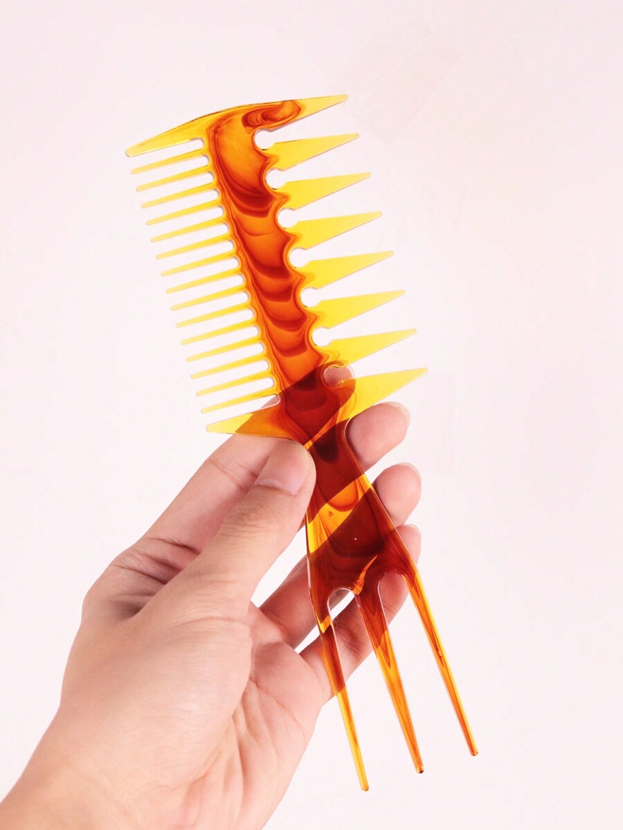 Fishtail Bone Shaped Diagonal Back Comb Three In One African American ...