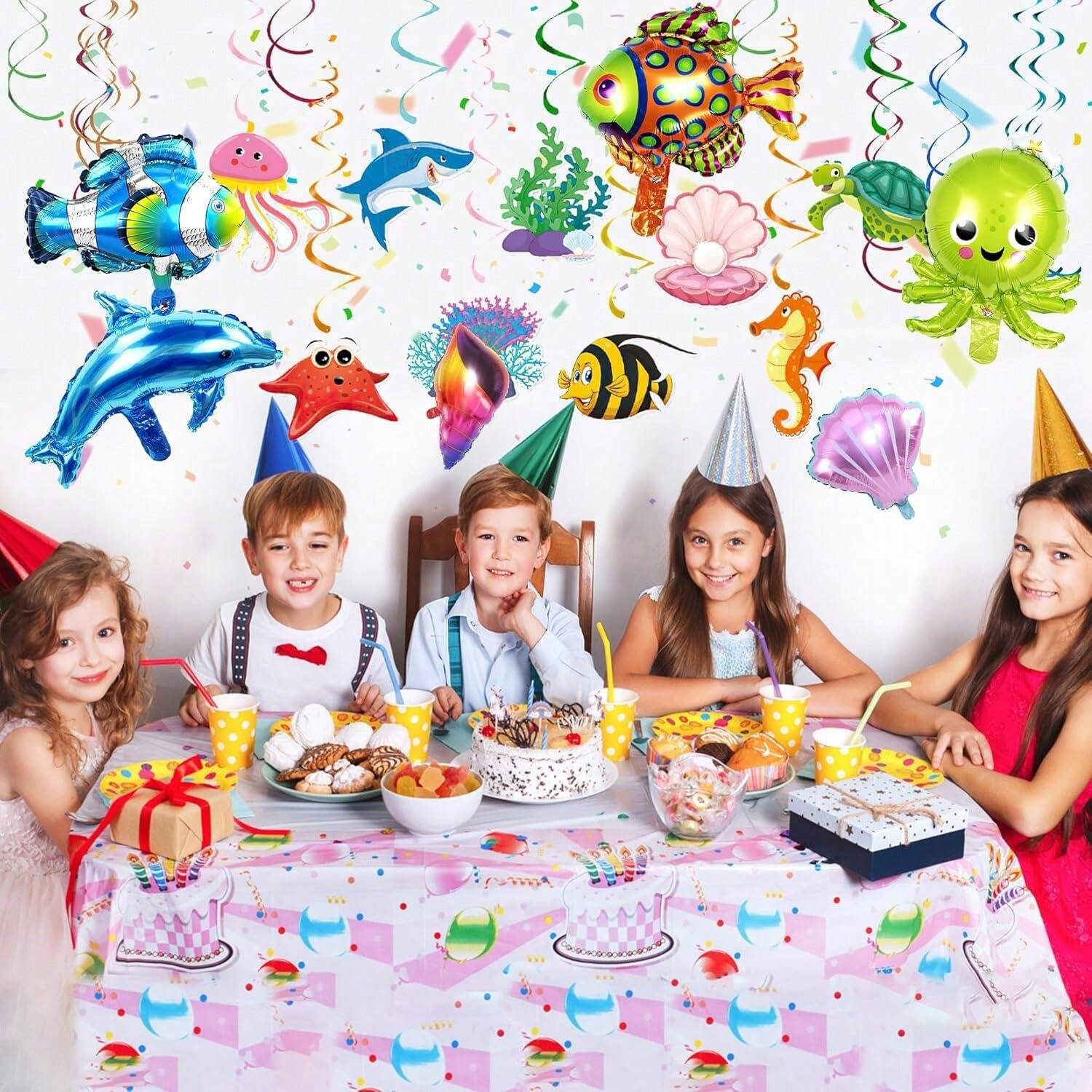 Undersea Party Decorations, Foil Ocean Balloons, Ocean Theme Party ...