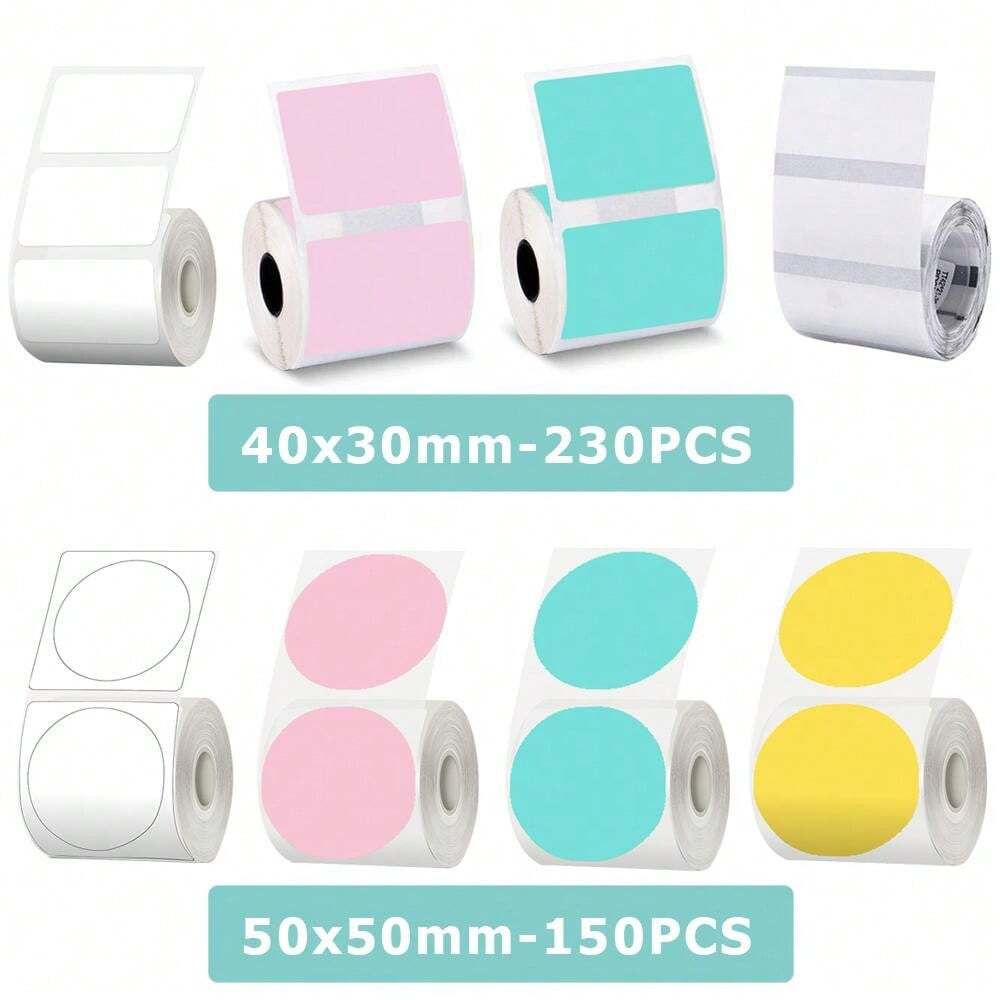 40-50mm Label Sticker Self-Adhesive Thermal Paper, Suit For Phomemo ...