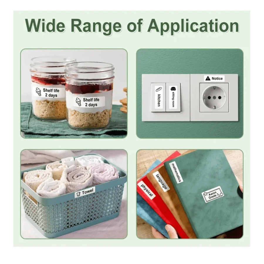 40-50mm Label Sticker Self-Adhesive Thermal Paper, Suit For Phomemo ...