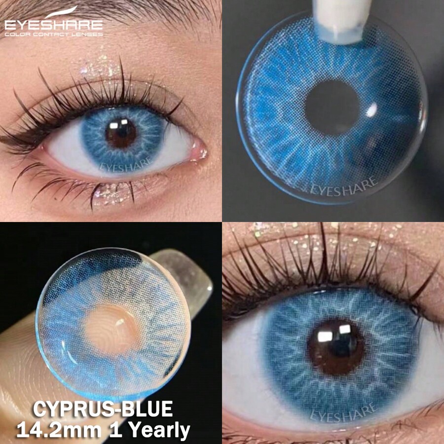 EYESHARE Nouvelles lentilles de contact colorées pour les yeux 1 paire ...