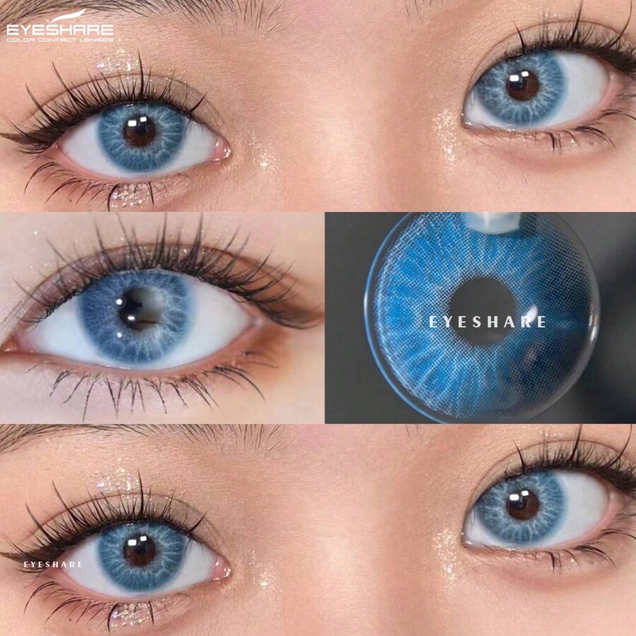 EYESHARE Nouvelles lentilles de contact colorées pour les yeux 1 paire ...