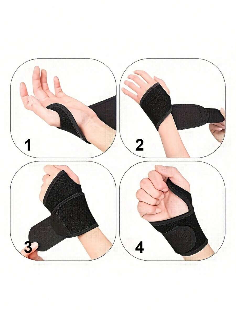 1pc Adjustable Wrist Brace Support, Comfortable Wrist Splint, Suitable ...