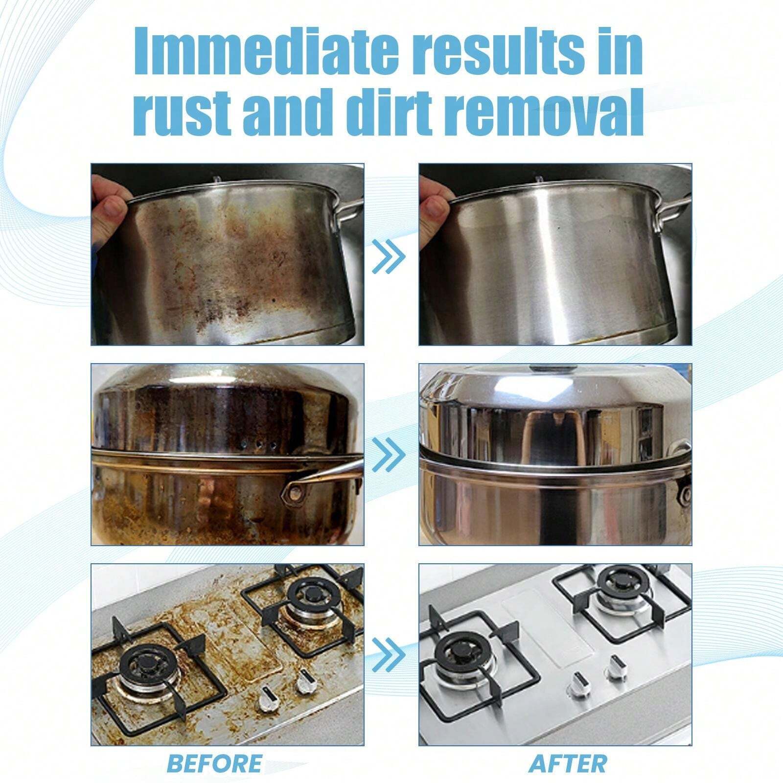 Multi-Purpose Foam Kitchen Grease Cleaner, Rust Stain Remover For Stove ...