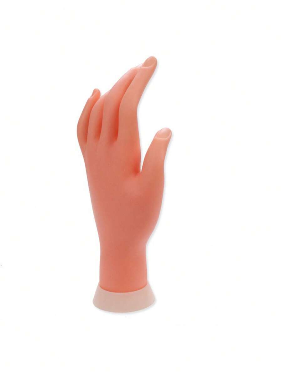 Nail Art Practice Hand Model - Realistic Bendable Posable Fingers Fake ...
