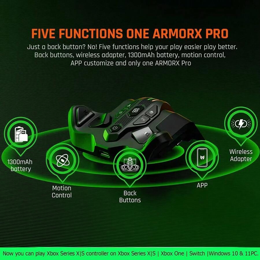 Bigbig Won Armor X Pro Wireless Back Button Attachment For Xbox Series