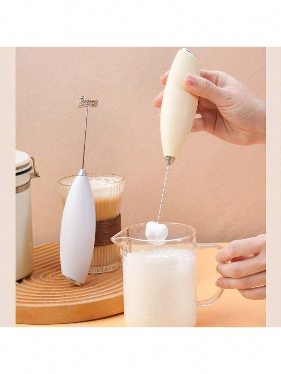 Milk Frother, Powerful Handheld Milk Frother, Mini Milk Foamer,Coffee ...
