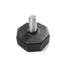 8-Pack Plastic Thumb Screw Knobs - Non-Electric, Threaded Knurled Grip ...