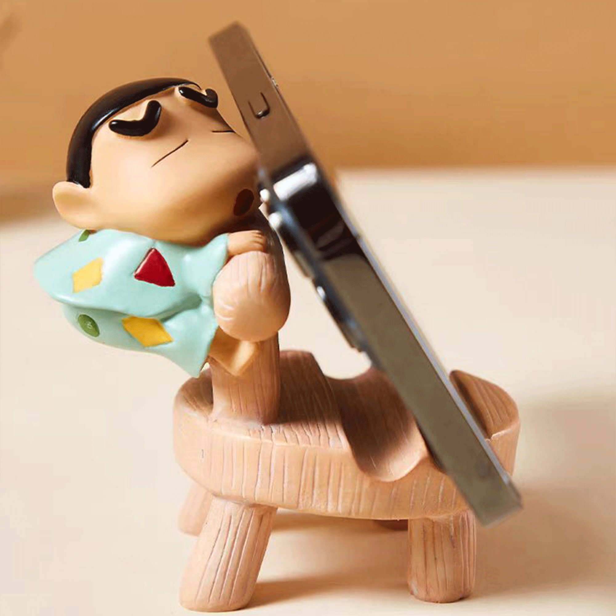 CRAYON SHINCHAN Support de bureau pliable pour mobile Crayon Shin Chan ...