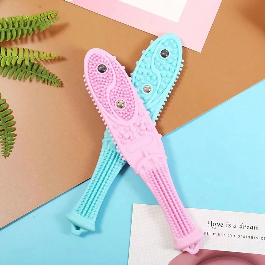 Meridian Scraping Board Full Body Massage Relaxation Silicone Slapping ...