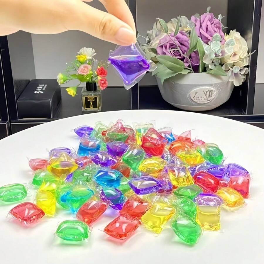 50pcs Concentrated Laundry Pearls, Fragrant Pearls, Laundry Detergent ...