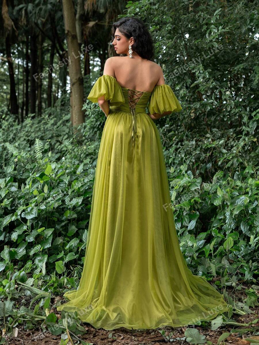 Faeriesty Women Formal & Evening Dresses Elegant Prom Wedding Guest Gown, For Graduation, Dinner ...