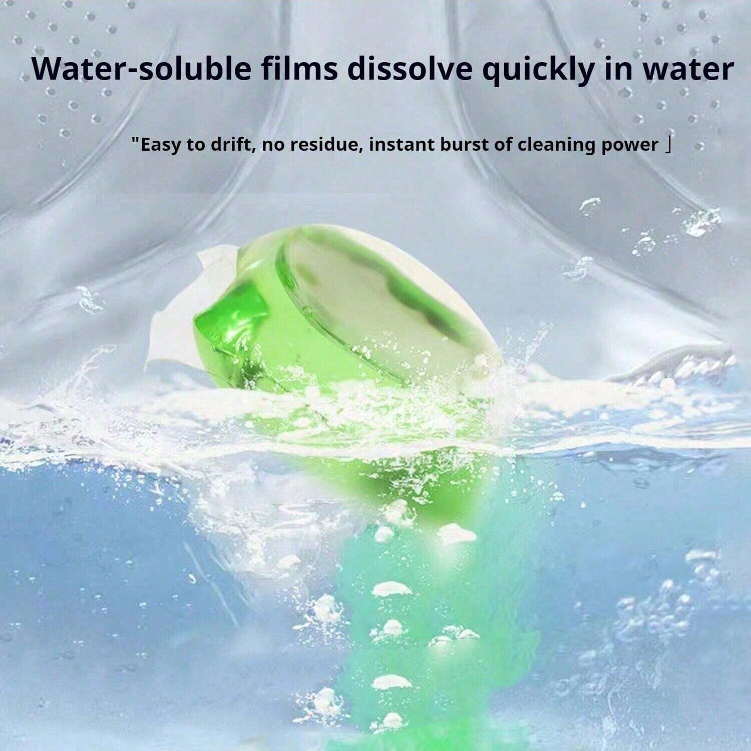50pcs Concentrated Laundry Detergent Pods, Long Lasting Scent, Strong ...