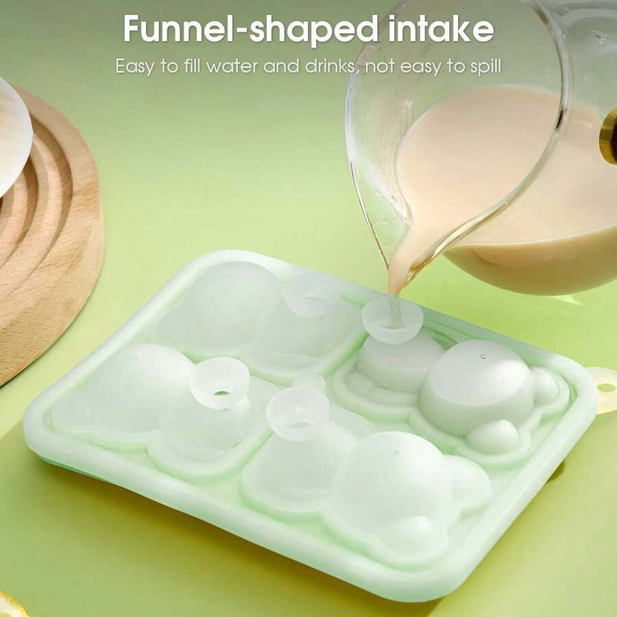 Moule à glaçons en silicone en forme d'ours, modèle de fabrication de ...