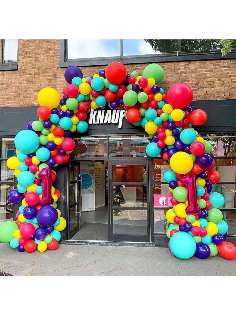Balloon Arch Kit 8.2ft & 5ft Arch Backdrop Garland Kit With Water Fill ...