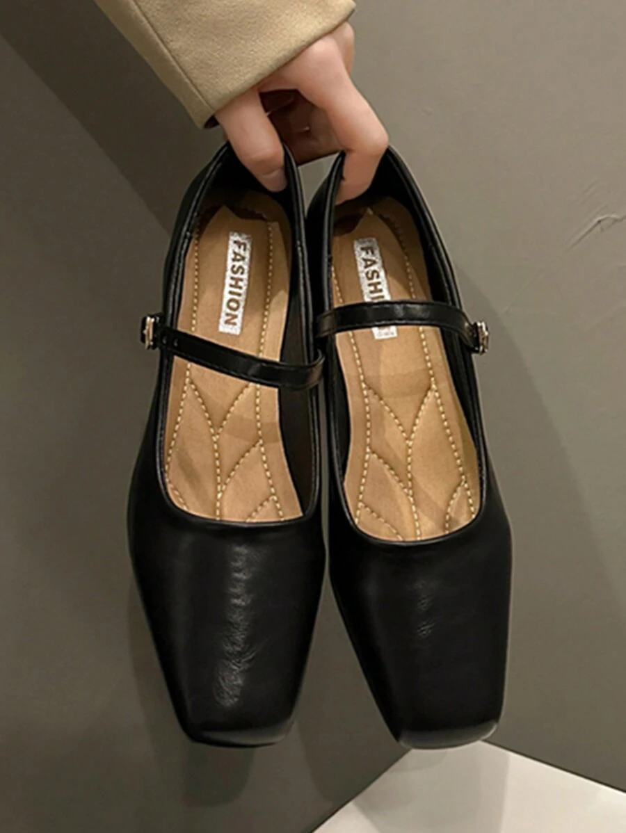 Zapatos tipo Mary Jane con tacón ancho nuevos para verano 2024, con ...