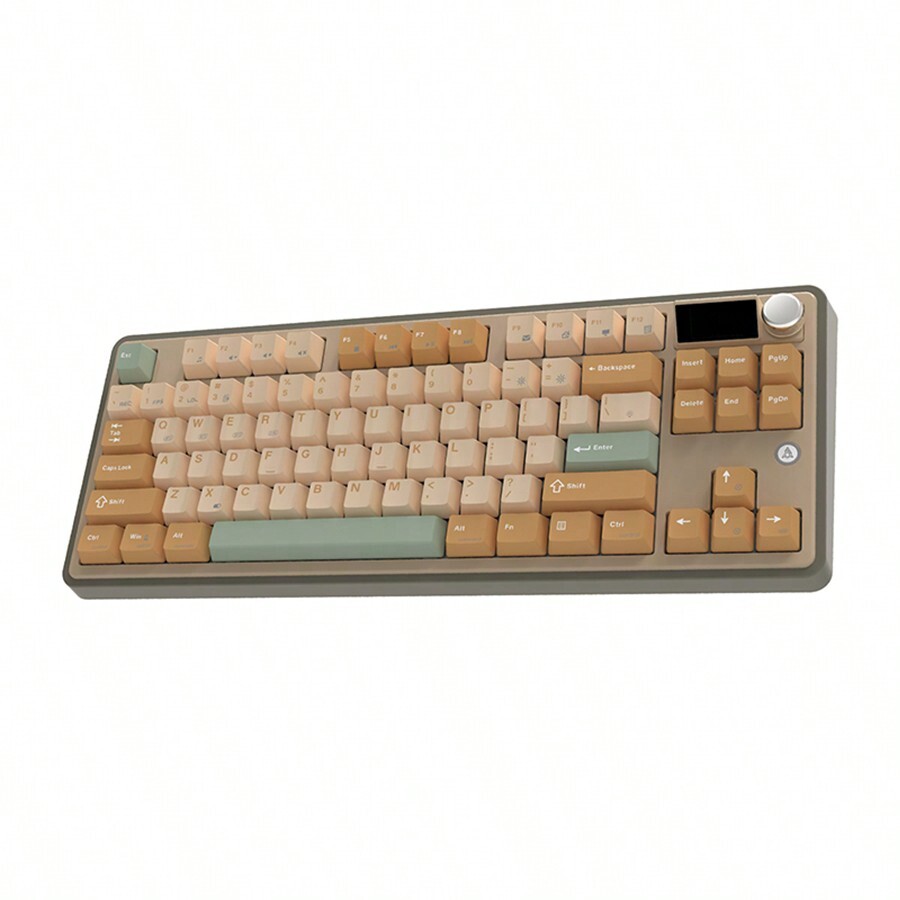 AJAZZ AK870 Three-Mode Customized Mechanical Keyboard Jasmine Switch ...