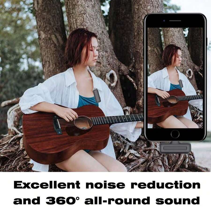 Wireless Lavalier Microphone, Compatible With Lightning Port, Such As ...