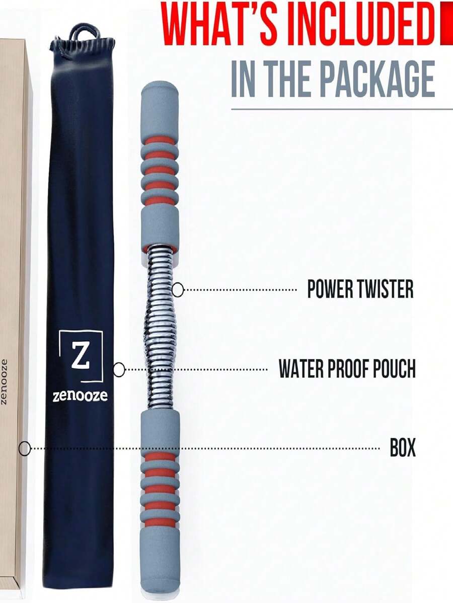 Zenooze's Power Twister Flex Bar, The Ultimate Upper Body Exercise ...