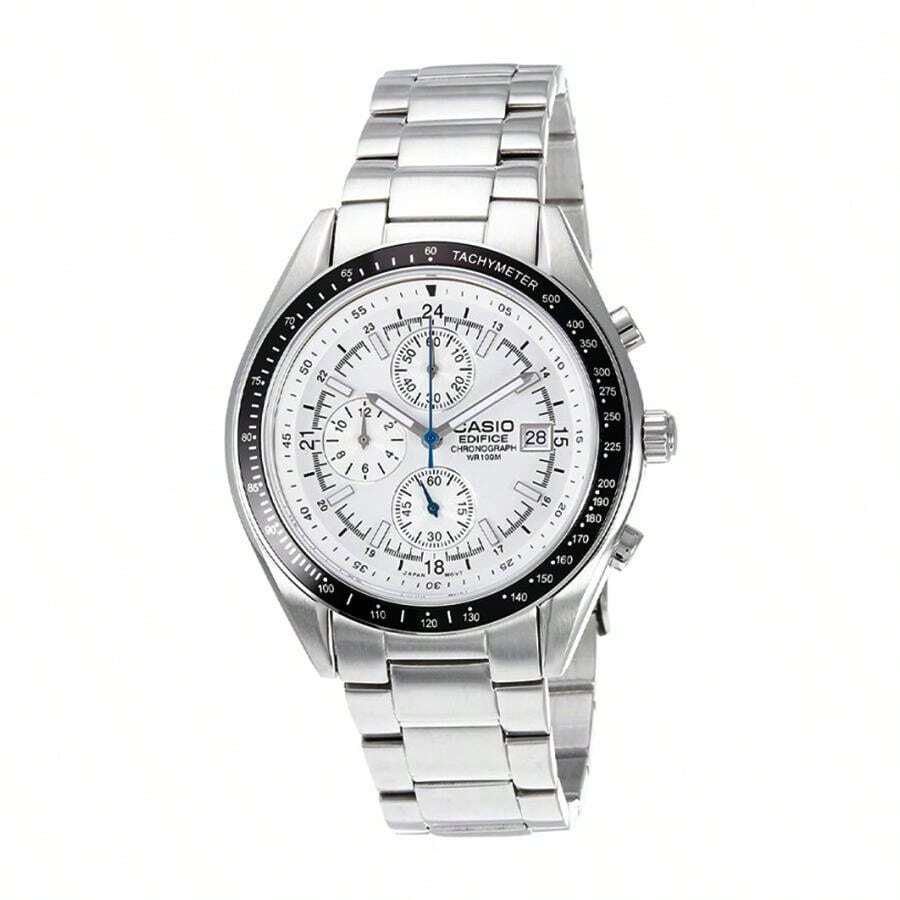 Casio EDIFICE Analog Watch - For Men Chronograph White Dial Watch EF ...
