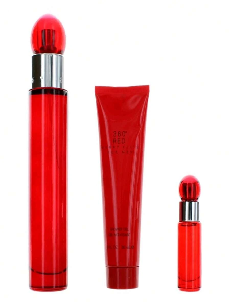 Perry Ellis Perry Ellis 360 Red By Perry Ellis, 3 Piece Gift Set For ...