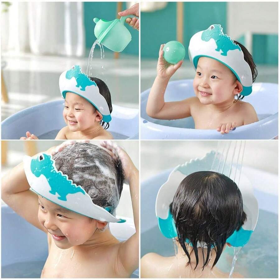 Baby Shower Cap Cover, Kids Shower Cap, Sun Cap For 0-9 Years Old To ...